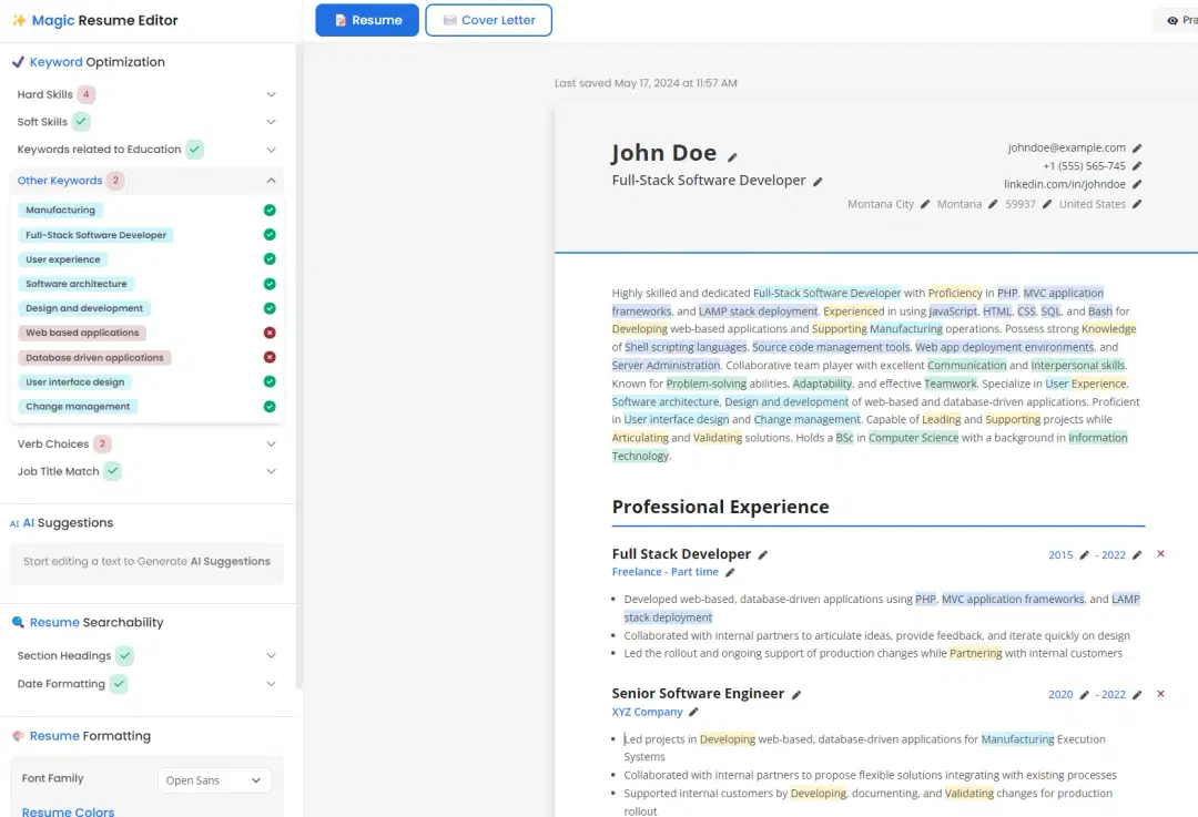 Free ATS Friendly Resume Checker | ATSFriendly.com